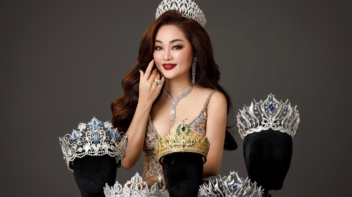 Hoa hậu Hoàng Thanh Nga với những tuyệt tác vương miện dành cho nhan sắc Việt