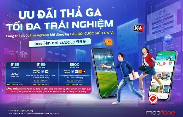 Ưu đãi đậm sâu, nâng tầm trải nghiệm với loạt gói cước data của MobiFone