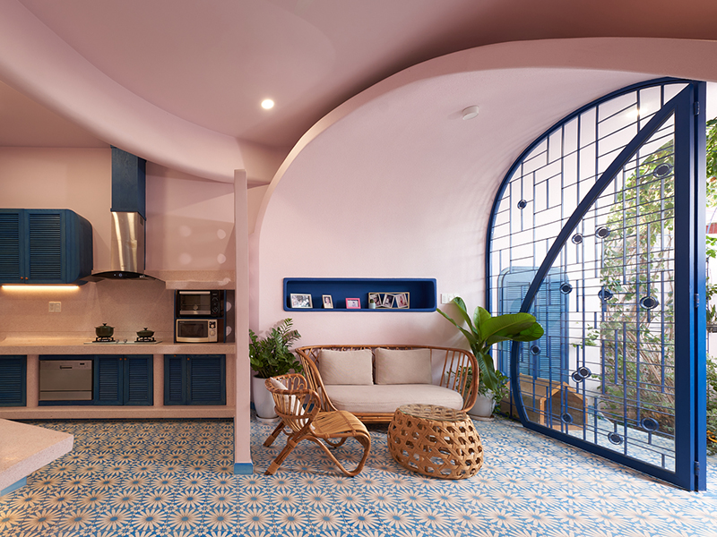 Pinky House – Ngôi nhà của bê tông và tính nữ – KHUÔN Studio